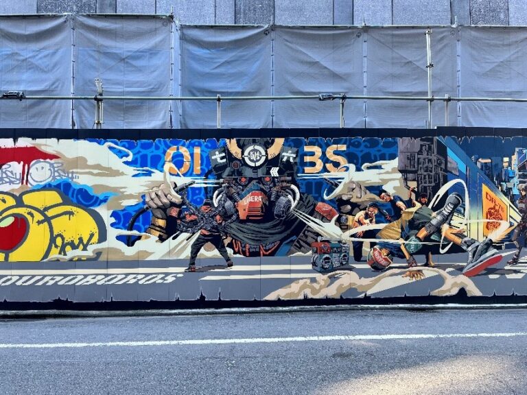 「KAWASAKI MURAL ART PROJECT」～56mのキャンバスに集う5人の魂～ | 【公式】東海道 川崎宿 縁道